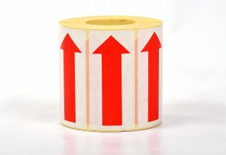 Self Adhesive Paper Arrows - 100mm Red - Crime Scene Investigation ...