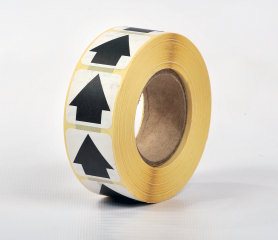 Self Adhesive Paper Arrows - 25mm Black - Crime Scene Investigation ...