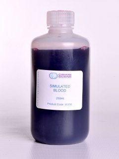 Simulated Blood 250ml - Crime Scene Investigation Equipment Ltd